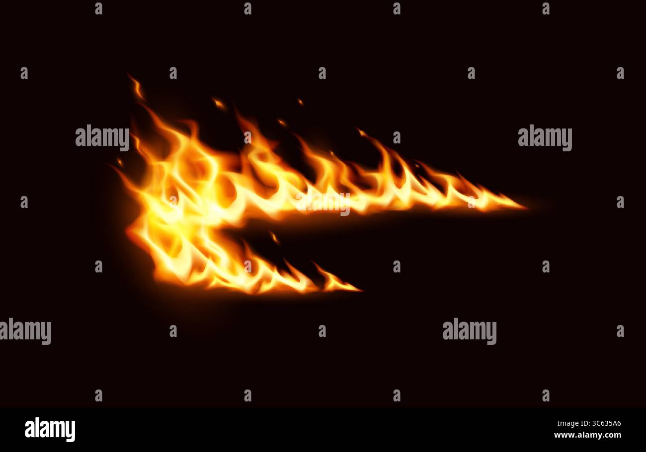 Fire smoke create abstract visual Stock Vector Images - Alamy