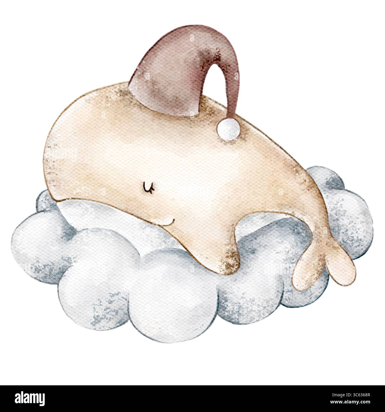 Cute cloud moon kawaii Cut Out Stock Images & Pictures - Alamy