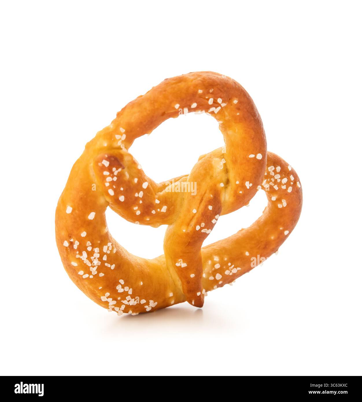 Bavarian salted pretzel on Cut Out Stock Images & Pictures - Alamy