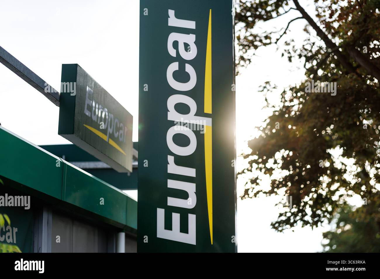 Nuremberg, Germany. 25th July, 2025. The logo and lettering of Europcar ...
