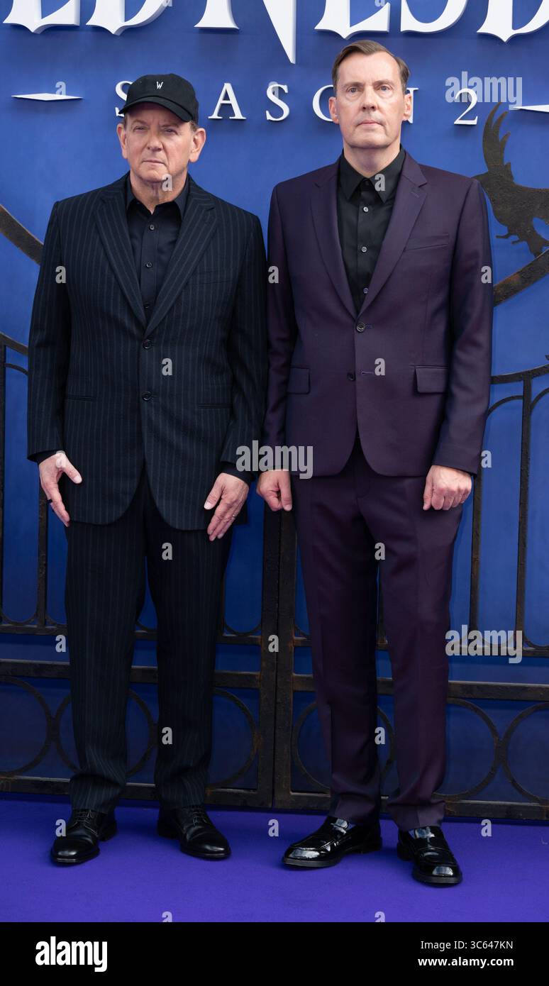 Alfred Gough and Miles Millar attends "Wednesday" Season 2, Part 1 ...