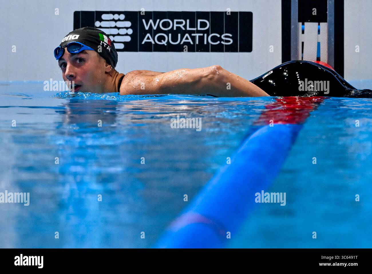 Singapore, Singapore. 31st July, 2025. Lisa Angiolini of Italy reacts ...