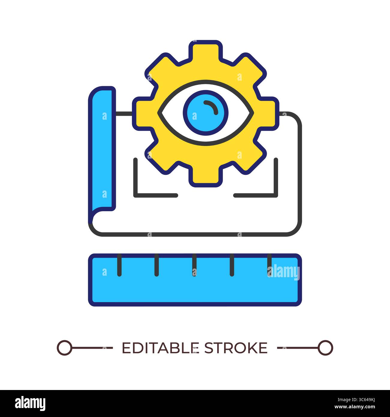 Technical review line icon Cut Out Stock Images & Pictures - Alamy