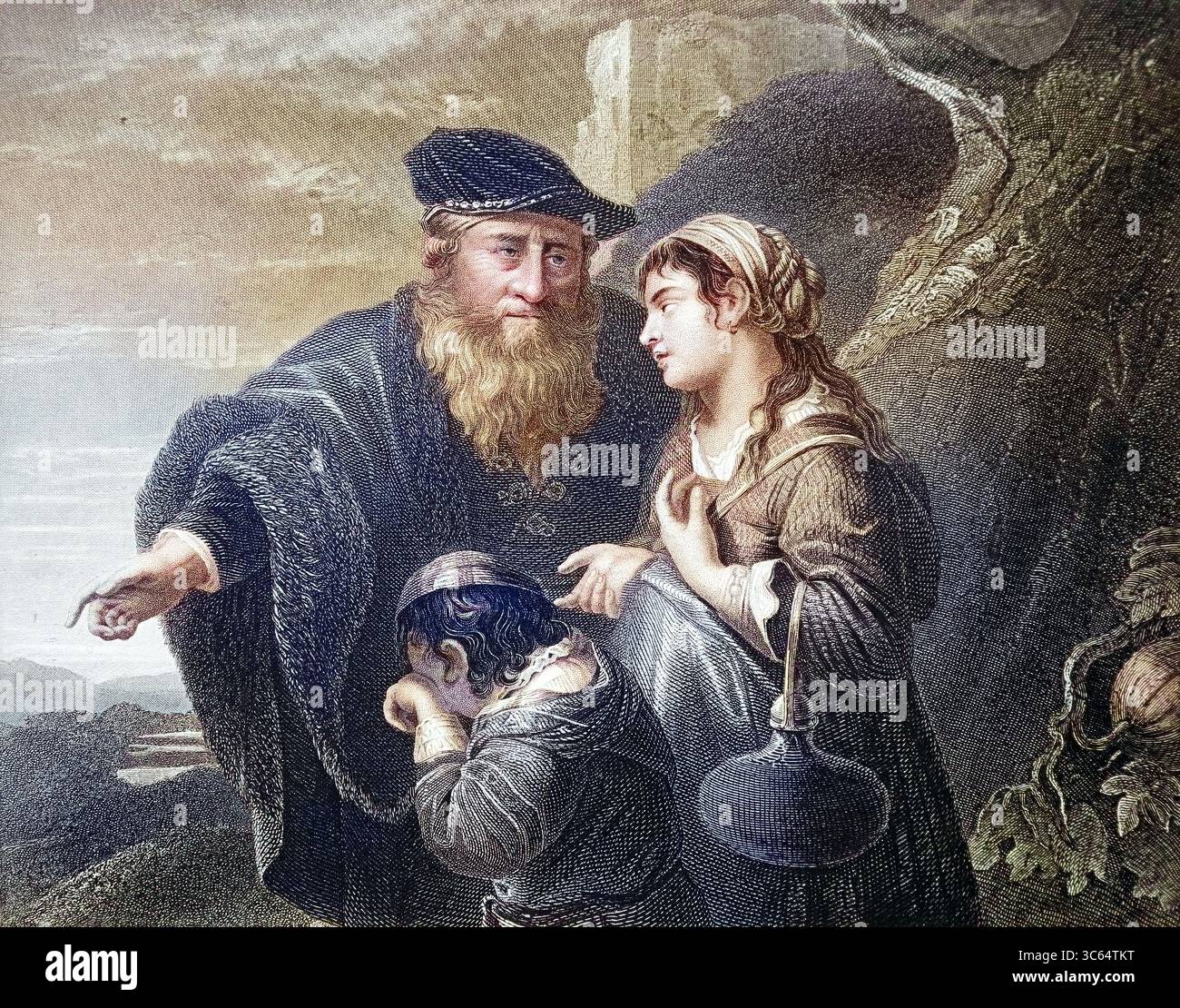 Abraham, according to the biblical book of Genesis, one of the three ...