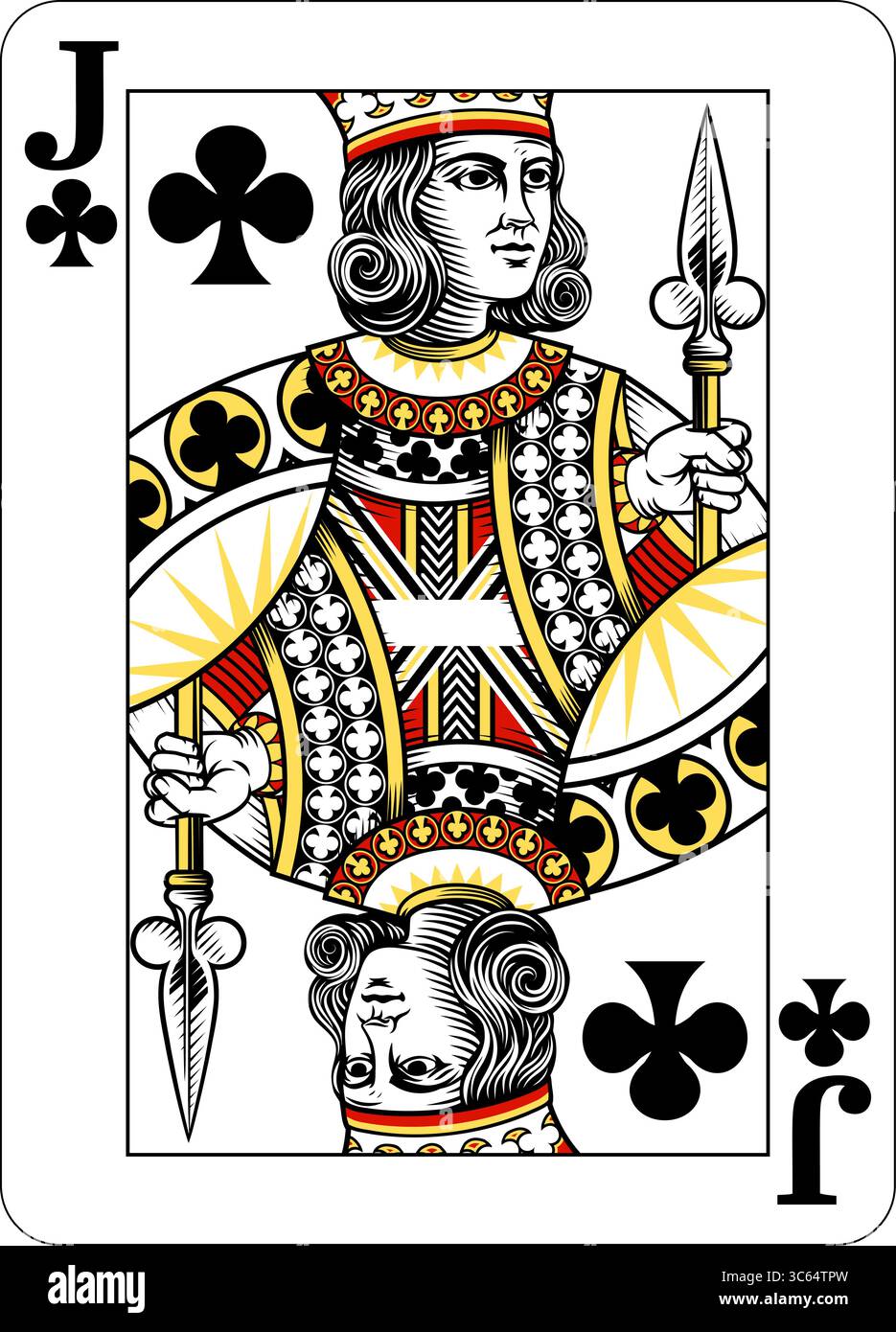 Jack clubs card from Cut Out Stock Images & Pictures - Alamy