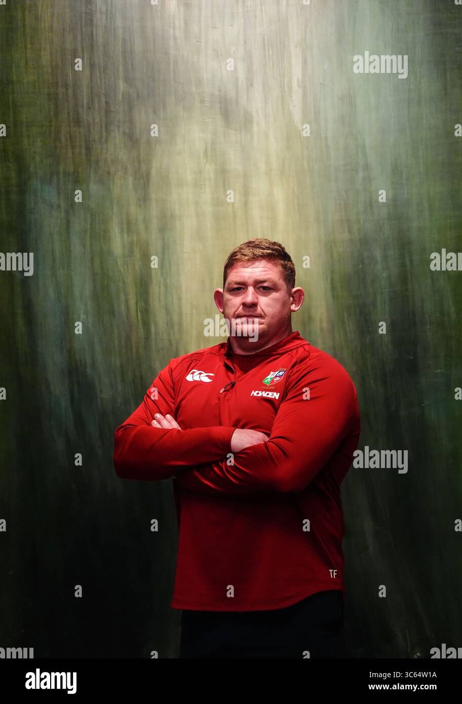 British and Irish Lions Tadhg Furlong during the team announcement ...