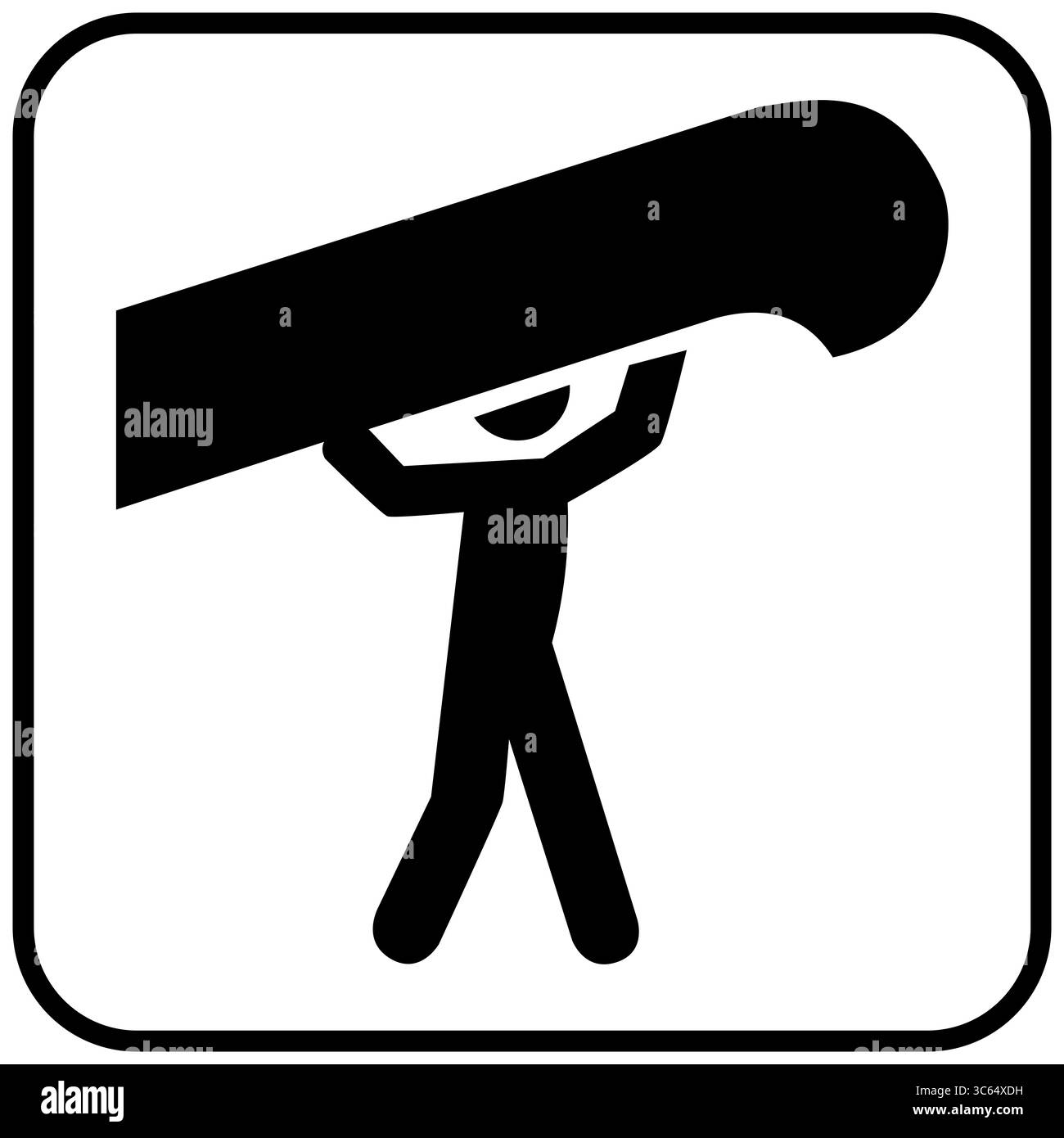 Canoe portaging sign hi-res stock photography and images - Alamy