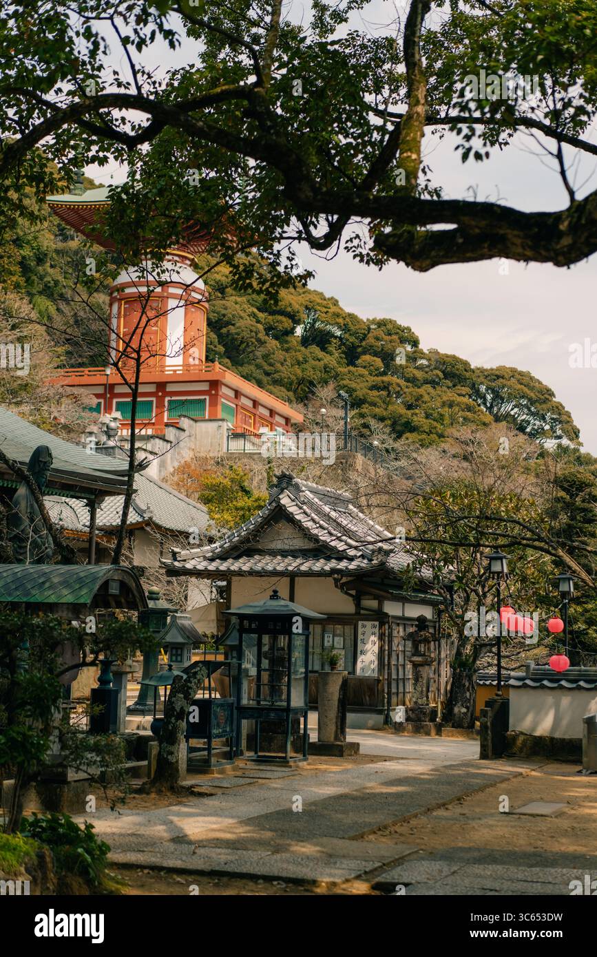 Tokushima, Japan - may 2 2025 Kanonji Temple is temple No. 16 on the ...