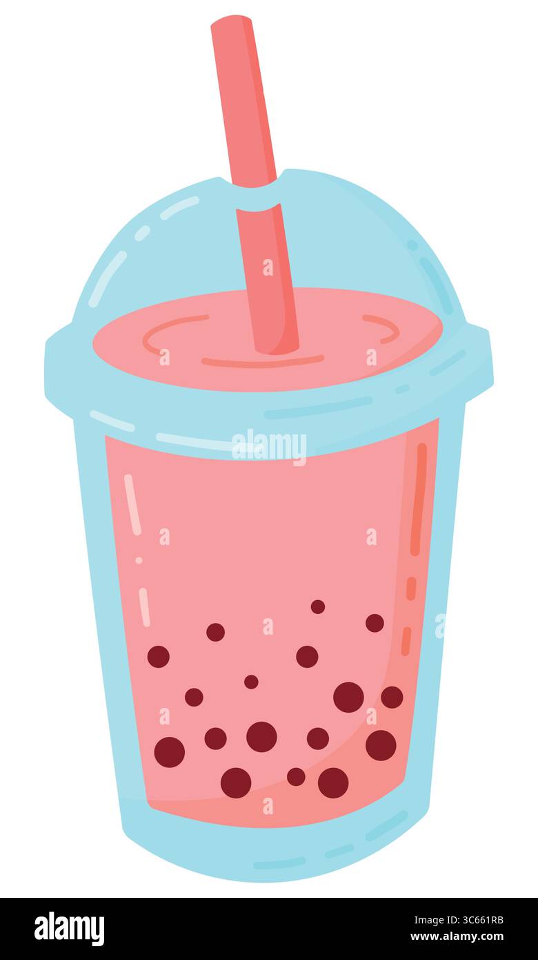 Bubble milk coffee Stock Vector Images - Alamy