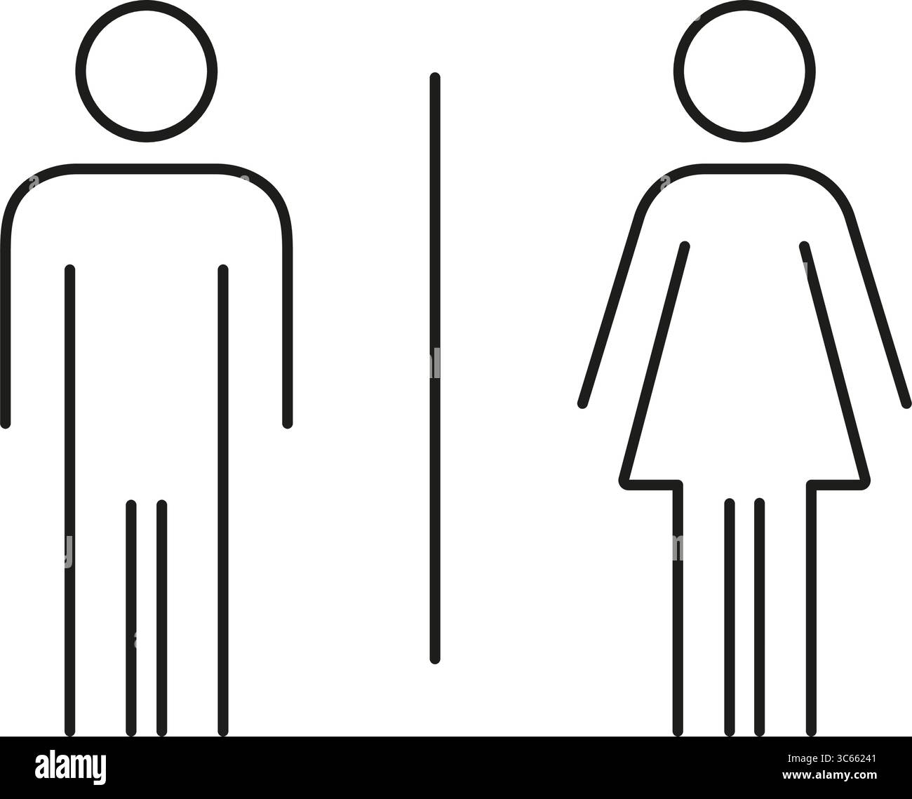 Male restroom figure transparent Cut Out Stock Images & Pictures - Alamy