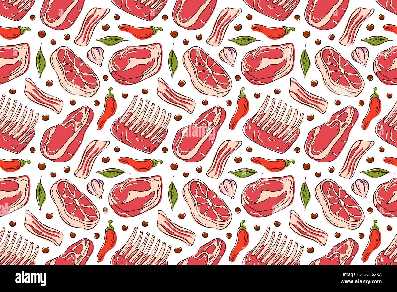 Cut chili Stock Vector Images - Alamy