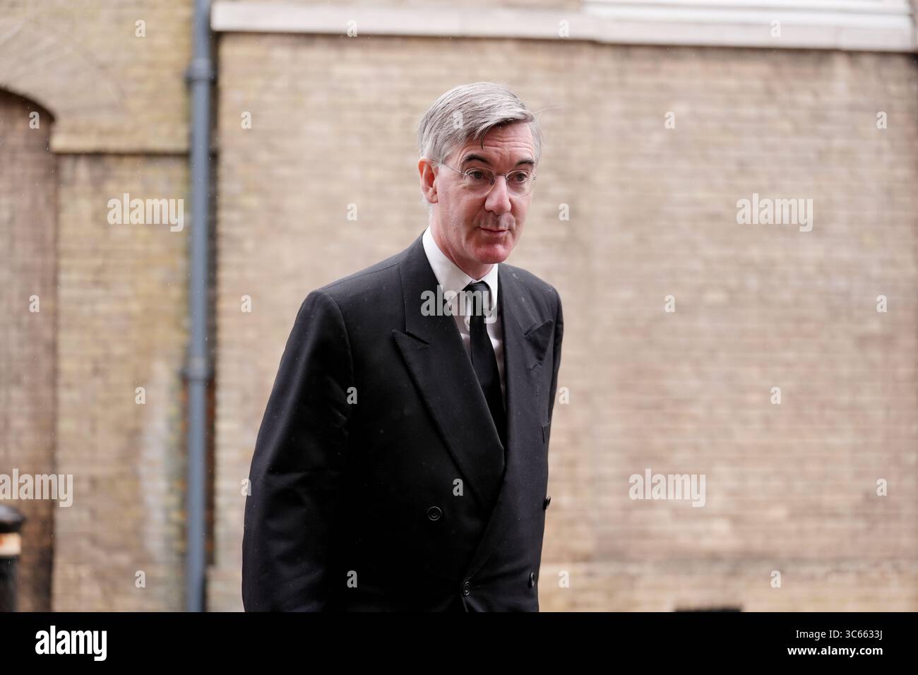 Sir Jacob Rees-Mogg attends the funeral of Lord Norman Tebbit, at St ...