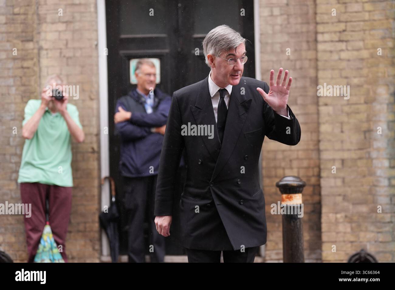 Sir Jacob Rees-Mogg attends the funeral of Lord Norman Tebbit, at St ...