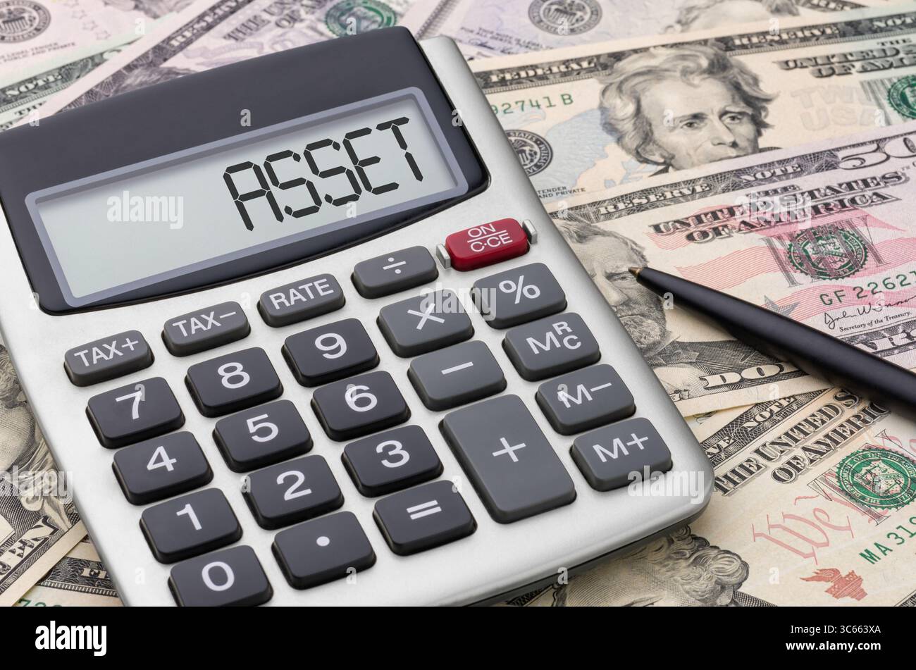 Liquidity calculation concept calculator hi-res stock photography and ...