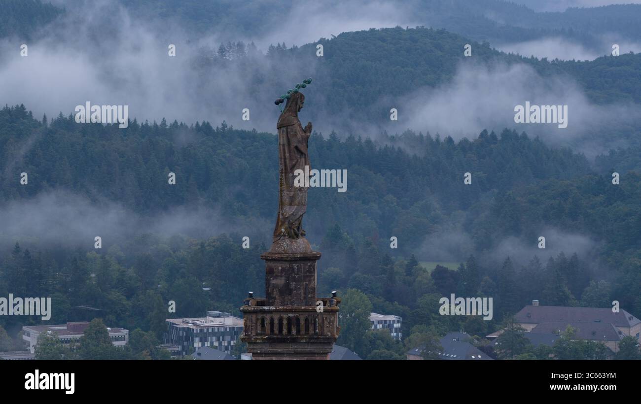 Marian Column Mariensaule in Trier, Germany, statue, city icon, and ...