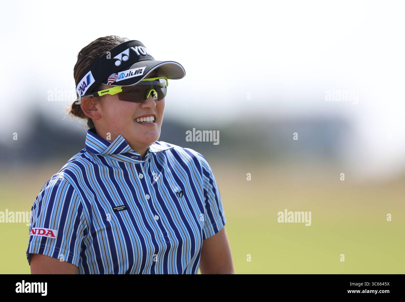 Japan's Chisato Iwai on day one of the 2025 AIG Women's Open at Royal ...