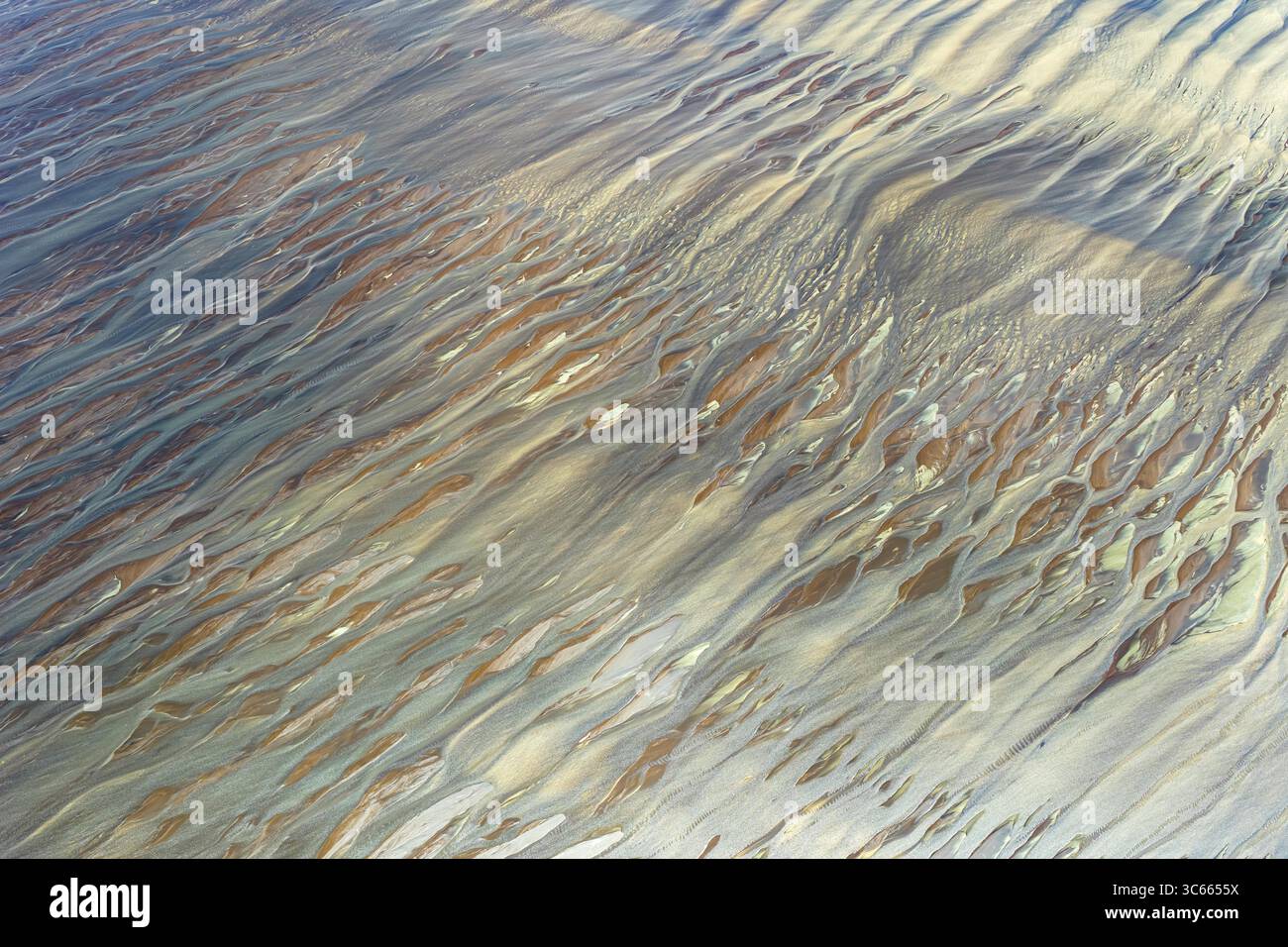 Aerial photo shows the unique quicksand scene of Qiantang River in ...