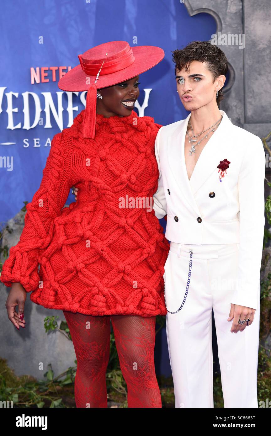 Joy Sunday und Oliver Watson bei der Premiere der Season 2, Part 1 der ...