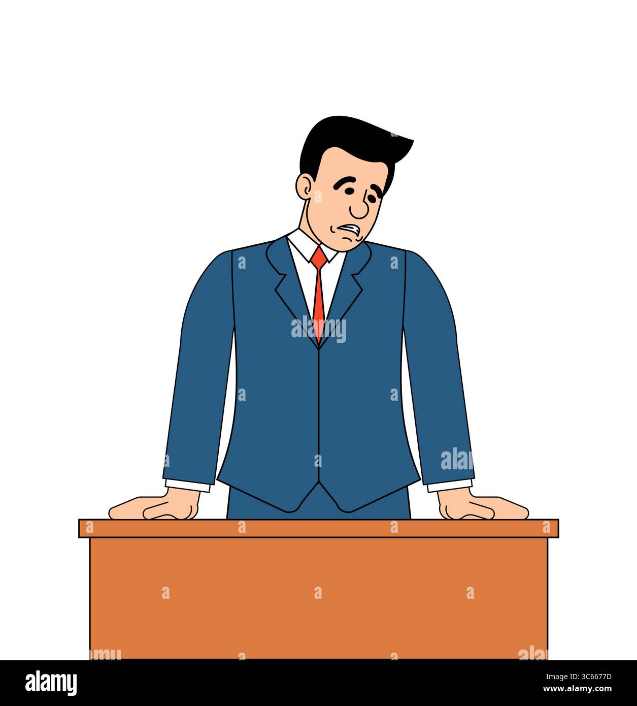 Burnout disappointment Stock Vector Images - Alamy