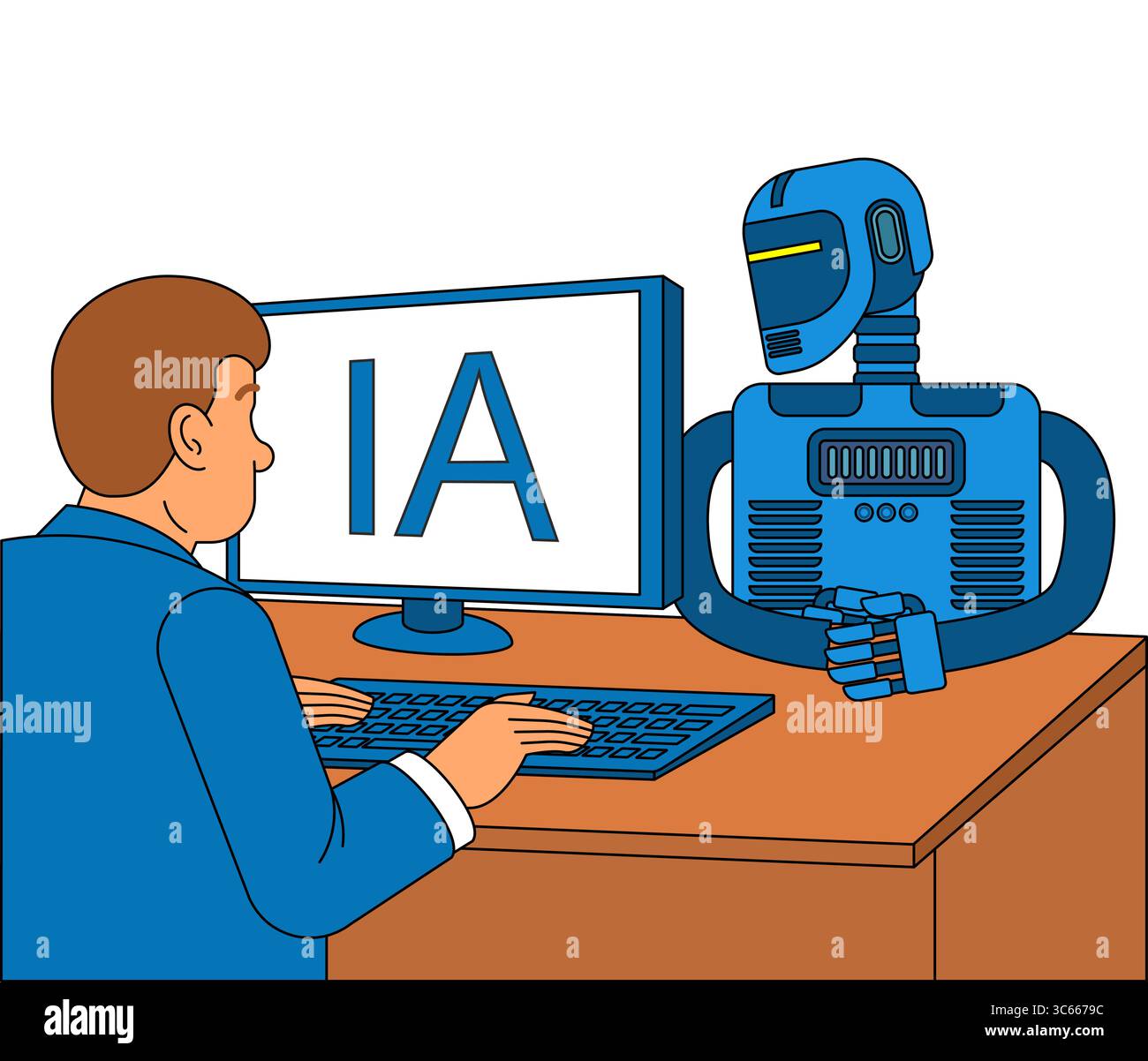 Teaching ai Stock Vector Images - Alamy
