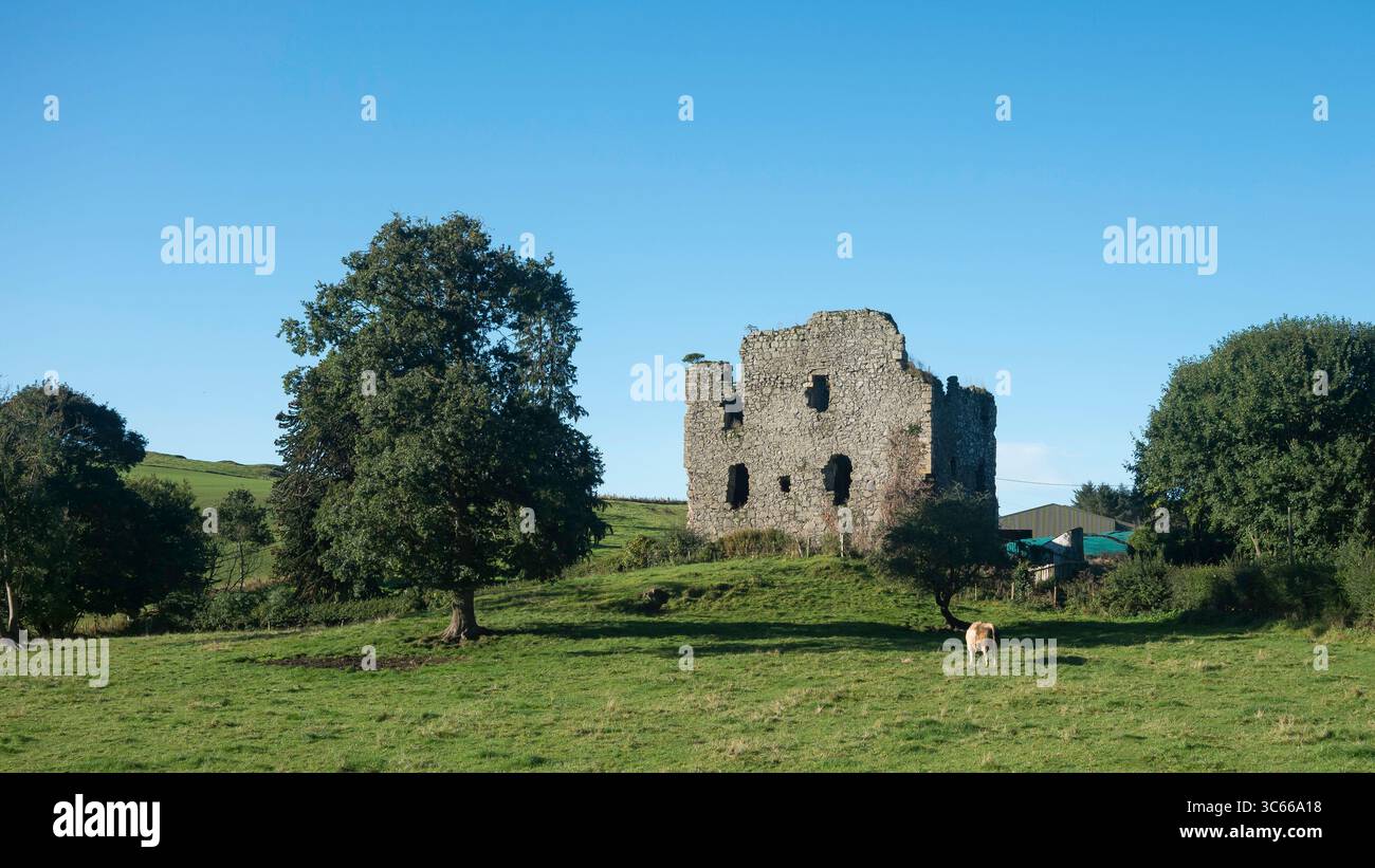 Creich Castle, a ruined Tower House from the 16th century, from the ...