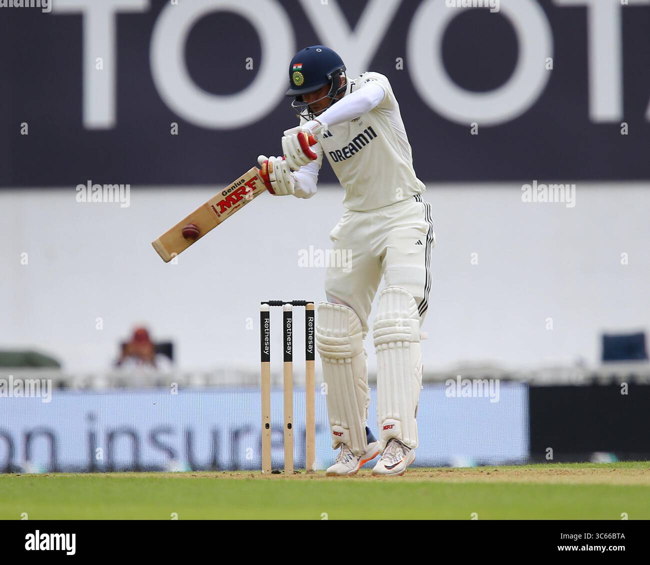 London, England, July 31 2025: Shubman Gill (77 India) batting during ...