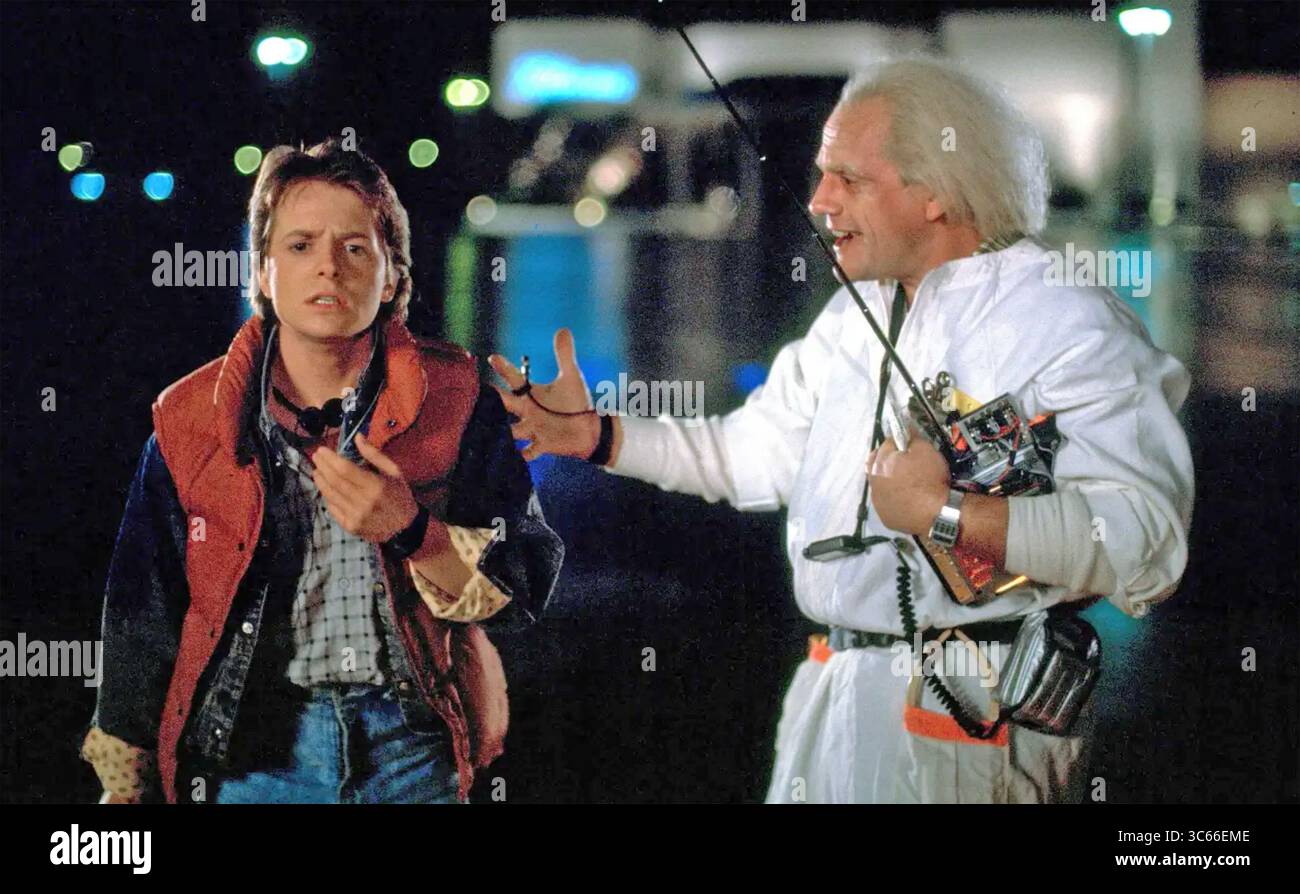 Emmett doc brown hi-res stock photography and images - Alamy