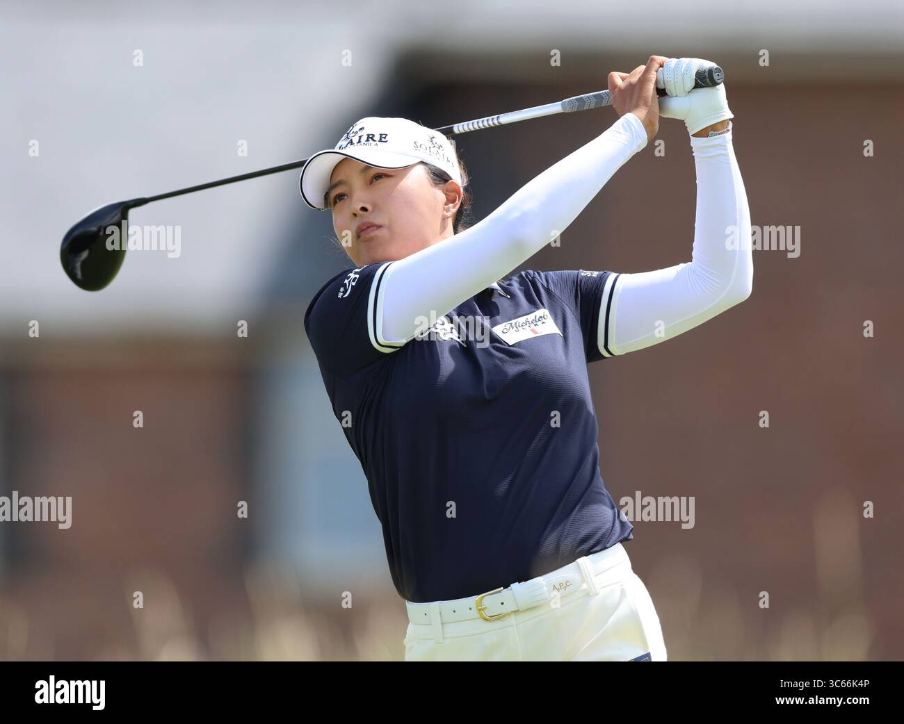 South Korea's Jinyoung Ko tees from the second on day one of the 2025 ...