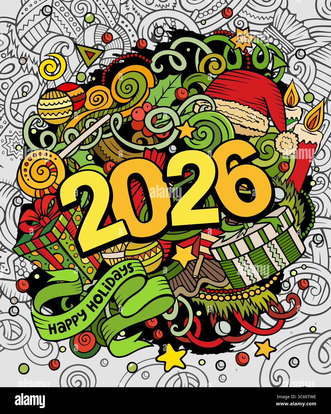Xmas tree 2026 vector hi-res stock photography and images - Alamy