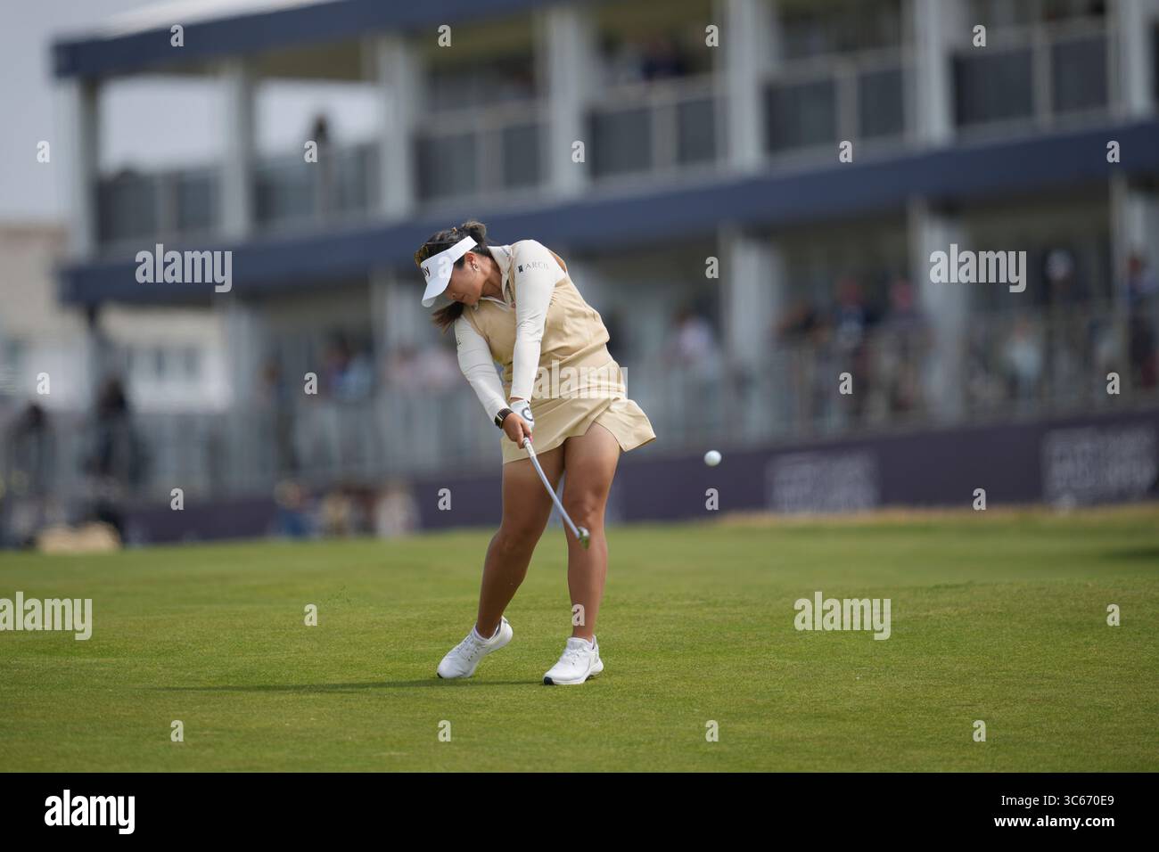 Lilia Vu of the U.S. competes during the first round of the Women's ...