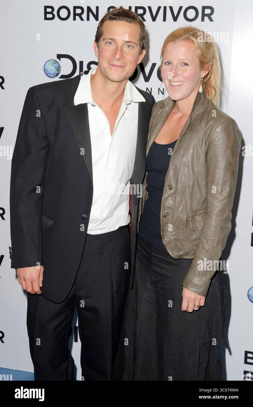 Bear Grylls and wife Shara Cannings Knight at the UK Premiere of "Bear ...