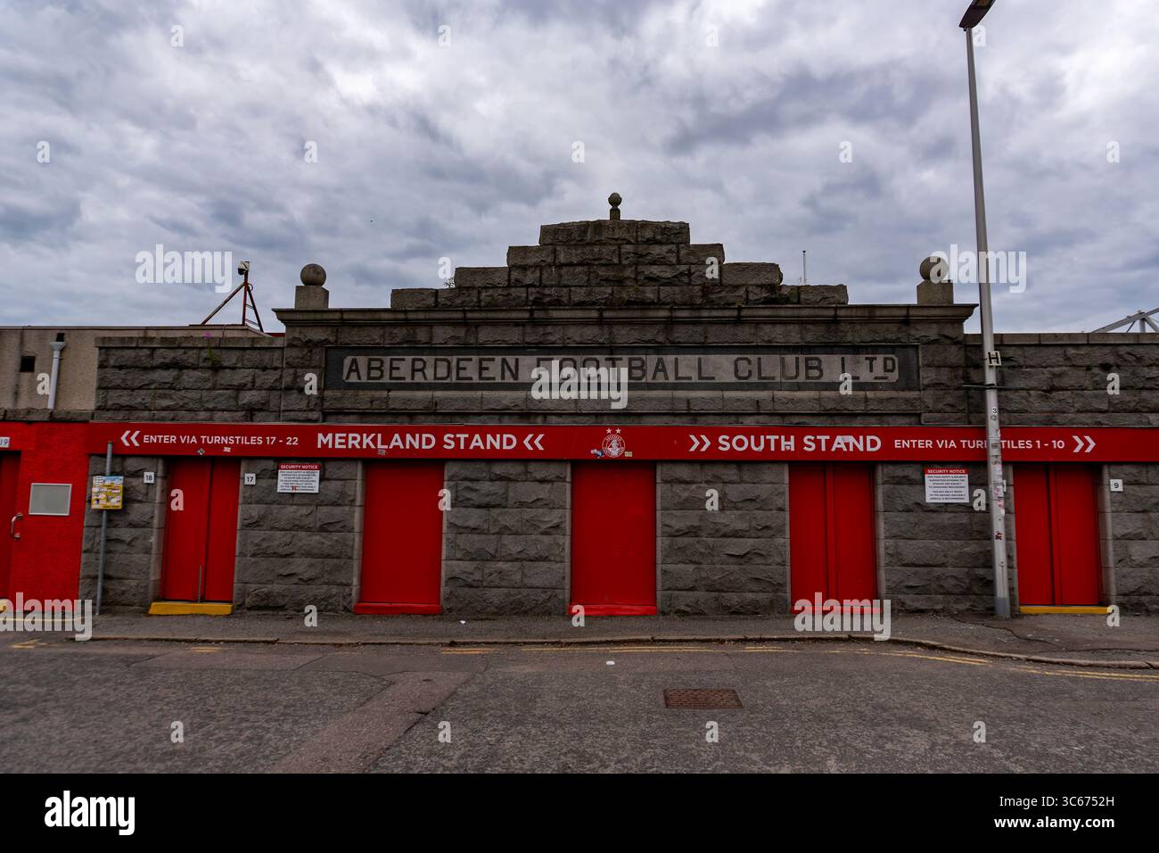 Pittodrie Stadium is the home of Aberdeen Football Club in Scotland ...