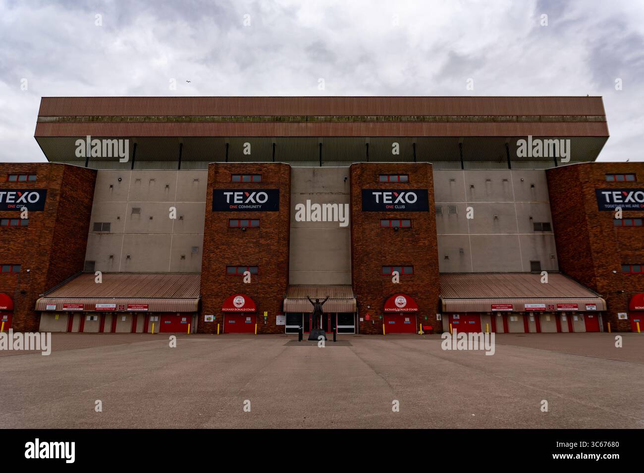 Pittodrie Stadium is the home of Aberdeen Football Club in Scotland ...