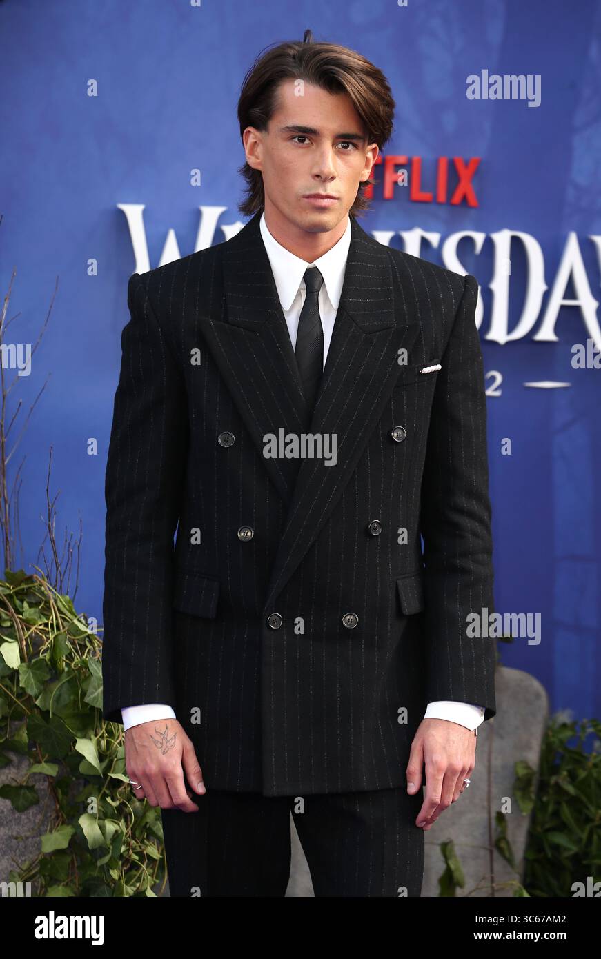 Georgie Farmer attends the "Wednesday" Season 2, Part 1 Global Premiere ...