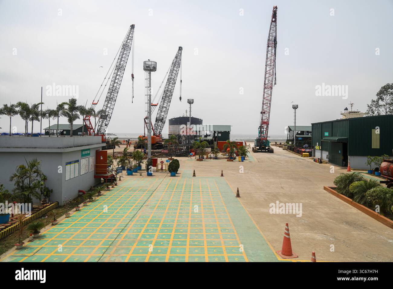 Workers at a green shipyard in Chattogram, Bangladesh, focus on safe, eco-friendly ship ...