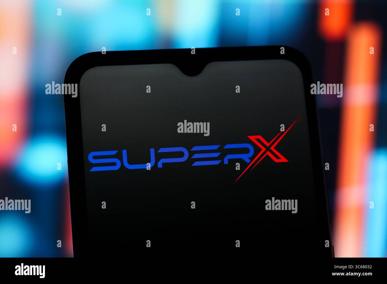 In this photo illustration, the SuperX AI Technology Limited (Super X ...