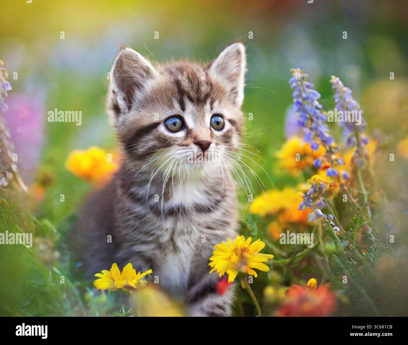 Close up cute little kitten hi-res stock photography and images - Alamy