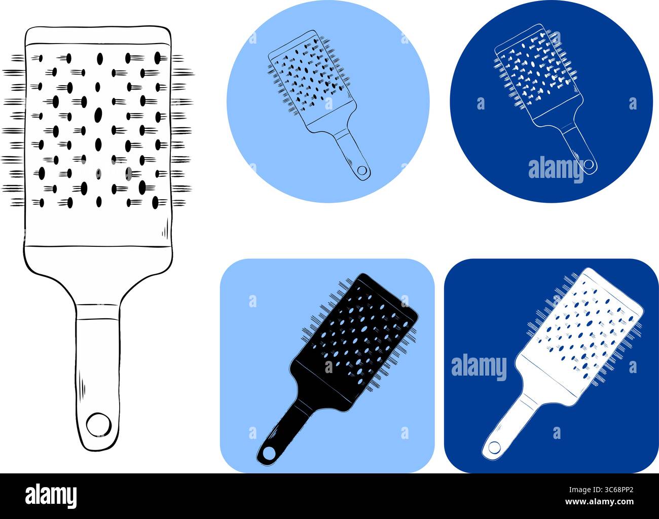 Brushing logo Stock Vector Images - Alamy