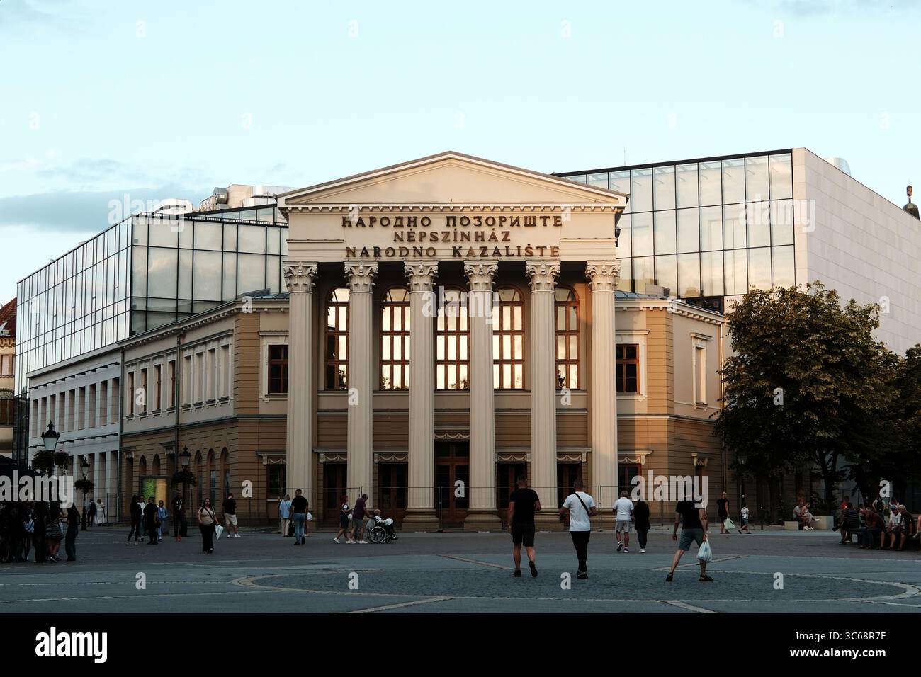 The National Theatre in small town blend of neoclassical and modern ...