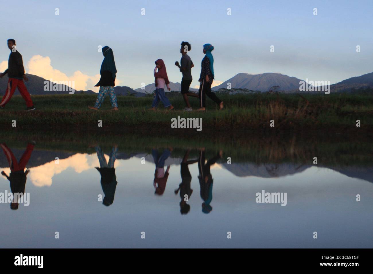 Marapi volcano hi-res stock photography and images - Alamy