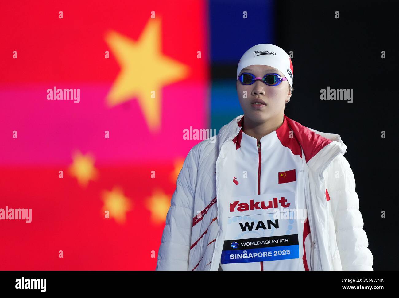 (250731) -- SINGAPORE, July 31, 2025 (Xinhua) -- Wan Letian of China is ...