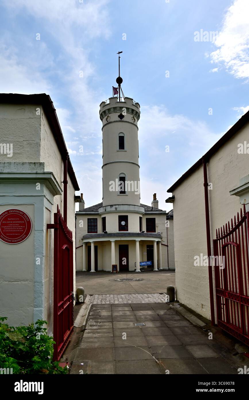 Around Scotland - Signal Tower, Arbroath Stock Photo - Alamy