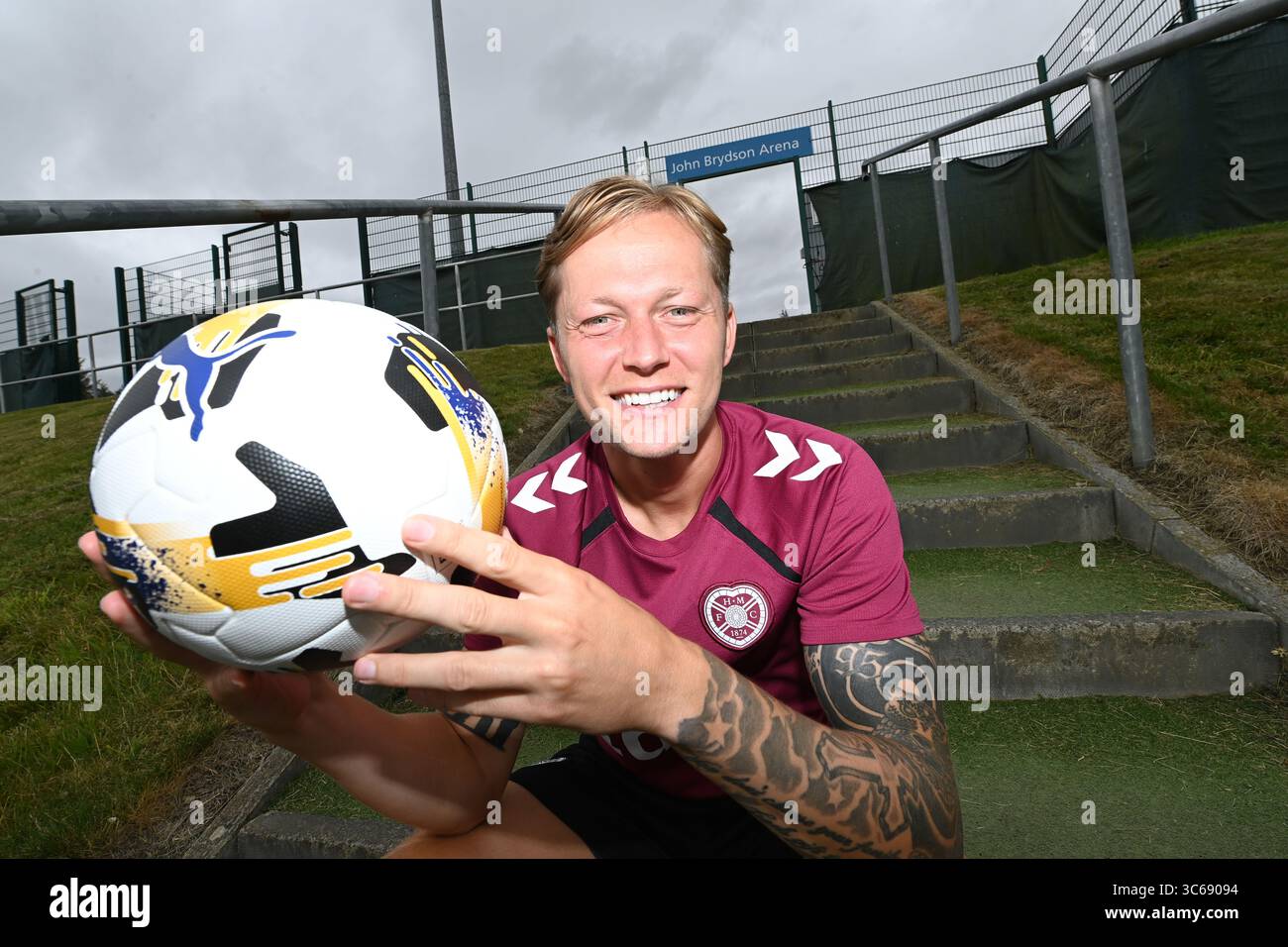 Oriam Sports Centre Edinburgh.Scotland.UK 31st July 2025 Hearts Frankie ...