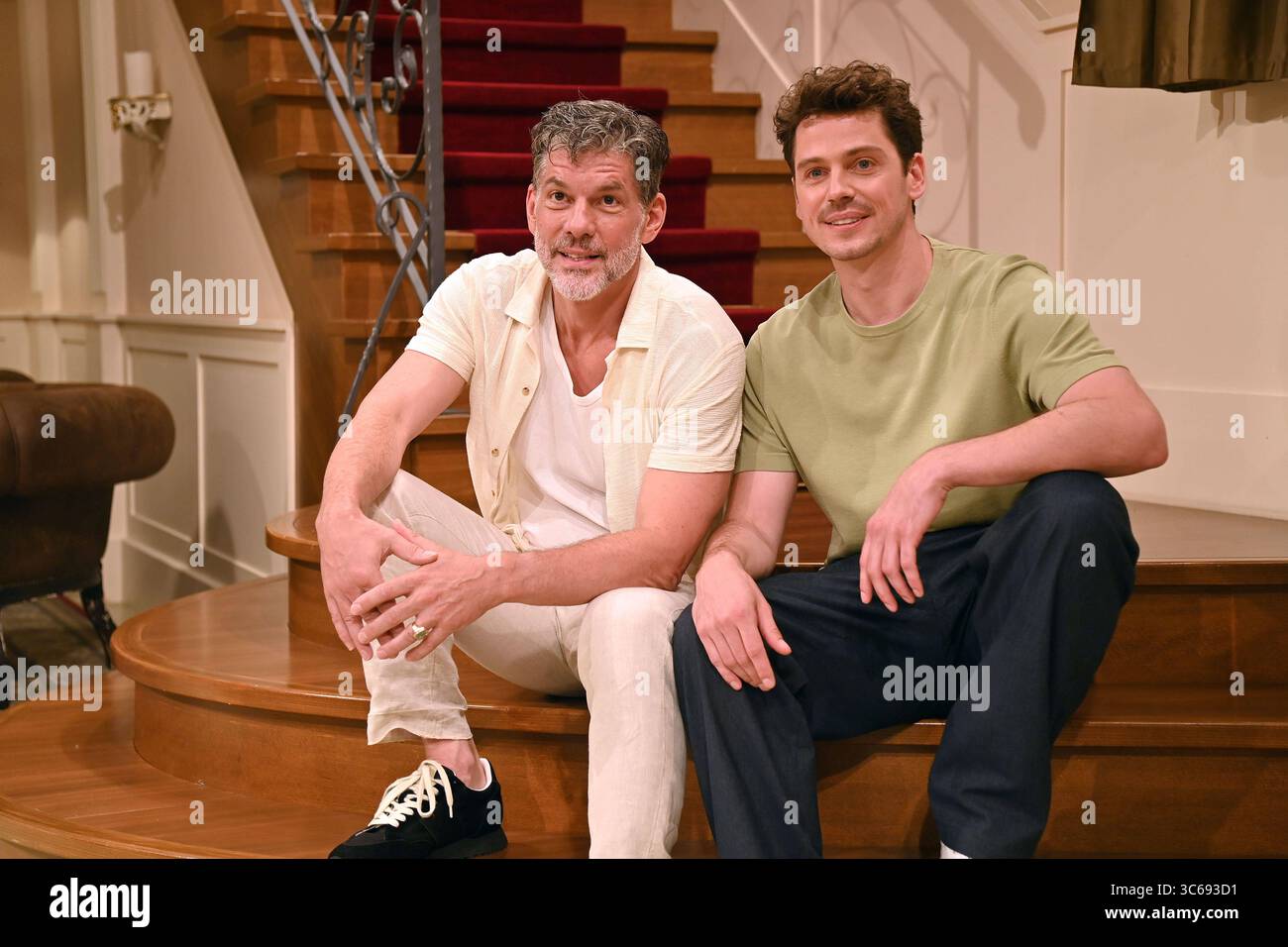 v.li: Gregory B. WALDIS,Anthony PAUL. Pressetermin am Set am 31.07.2025, 20 Jahre Sturm der ...