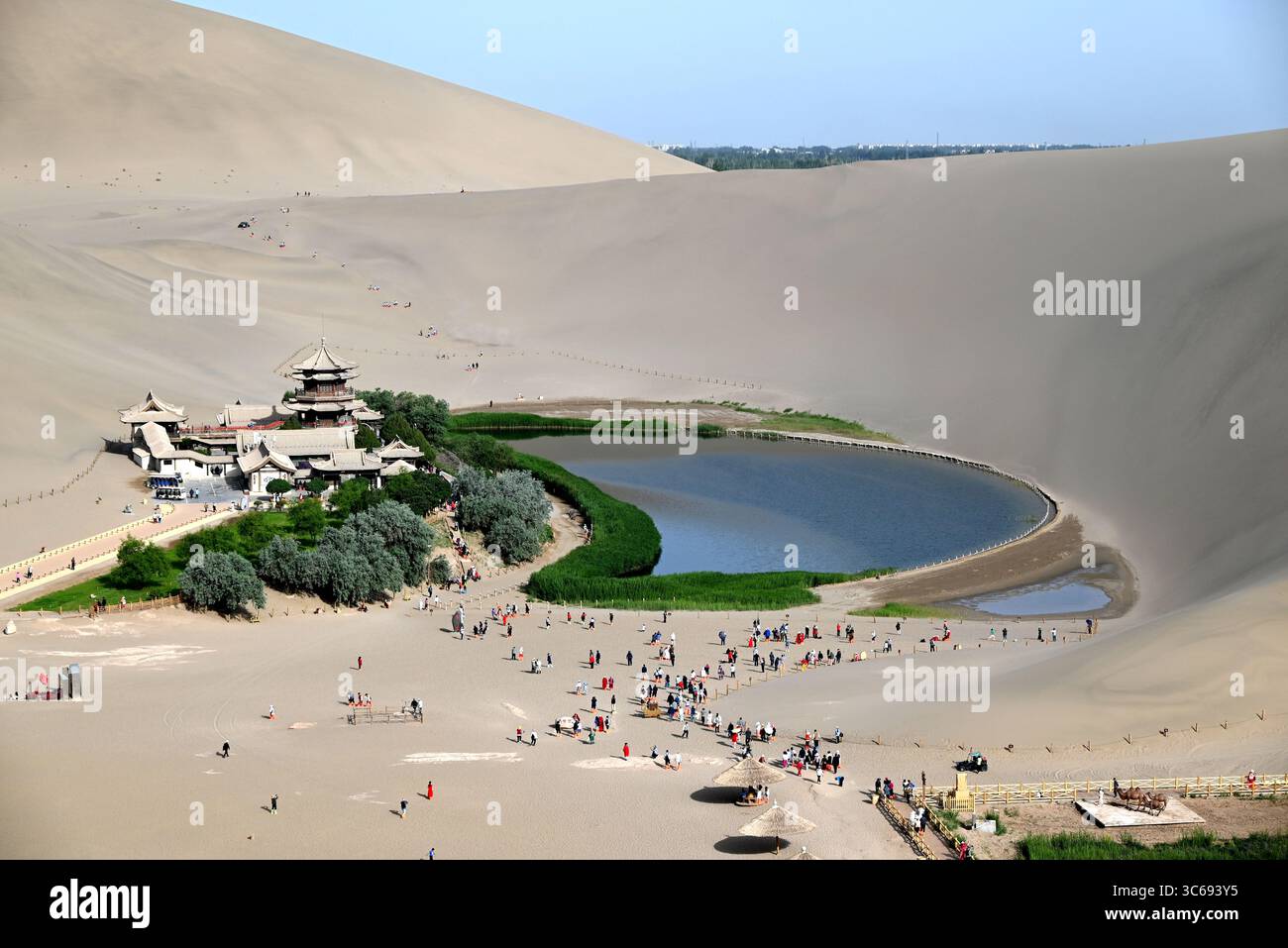Lanzhou, China's Gansu Province. 31st May, 2025. Tourists visit the ...