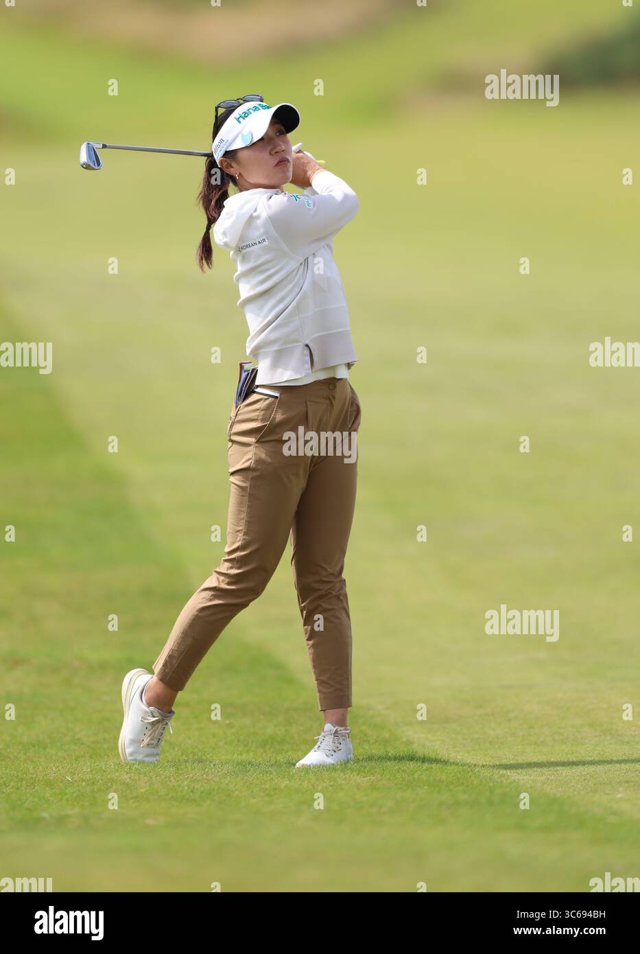 New Zealand's Lydia Ko on the 7th on day one of the 2025 AIG Women's ...