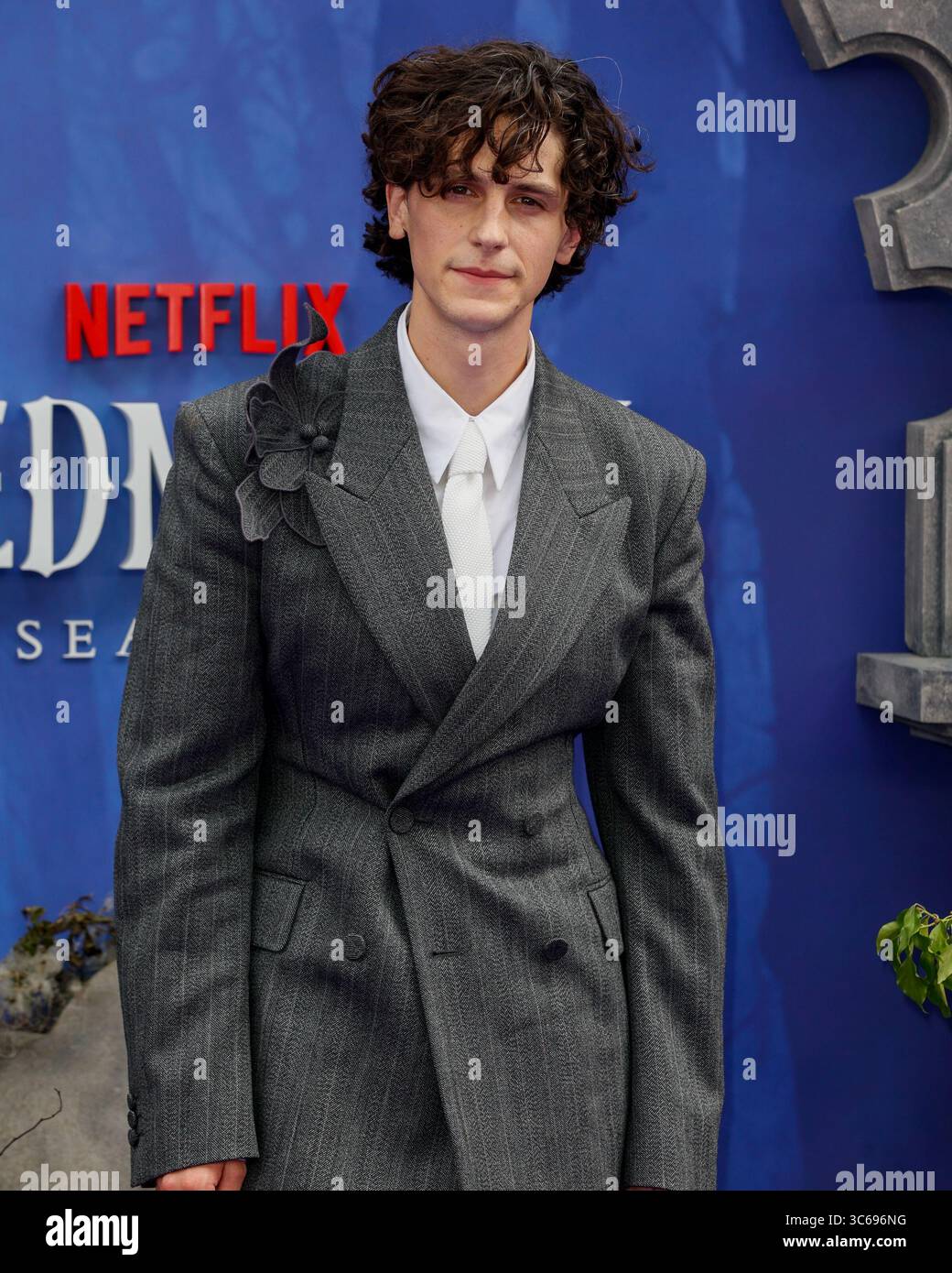 Owen Painter attends the 'Wednesday' Season 2, Part 1 Global Premiere ...