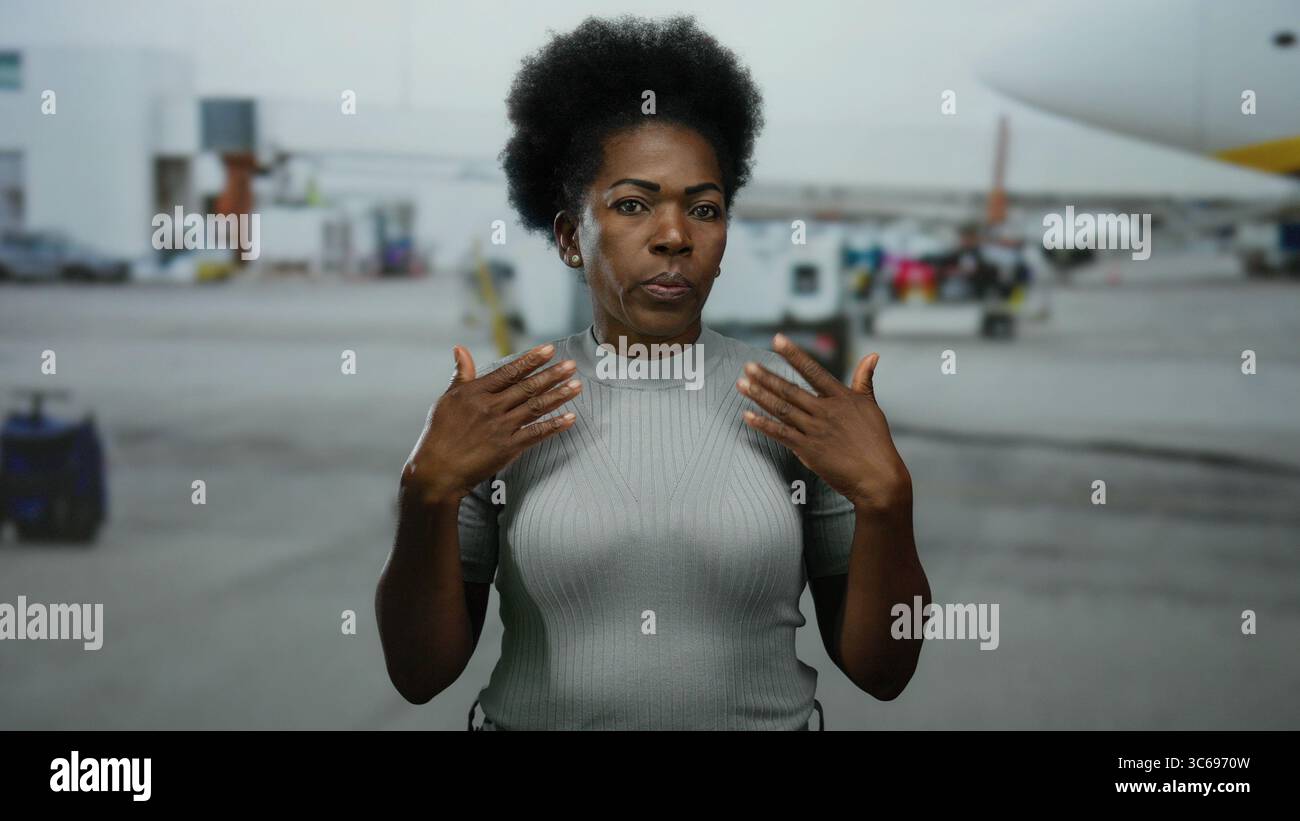 Woman fanning herself hands in hi-res stock photography and images - Alamy