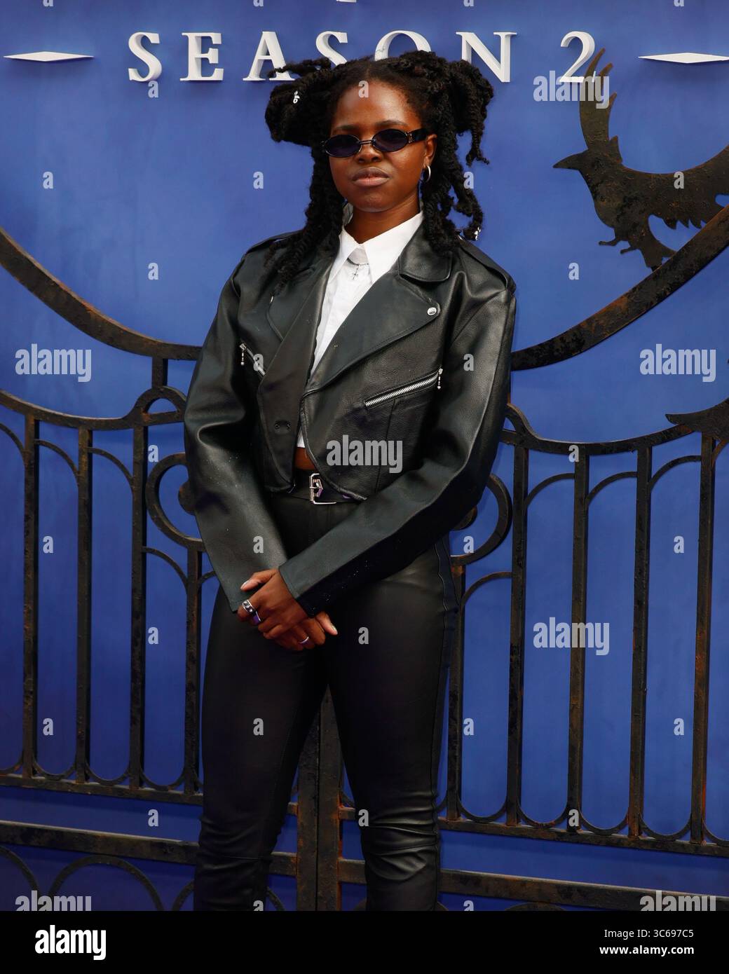 Francesca Amewudah-Rivers attends the 'Wednesday' Season 2, Part 1 ...