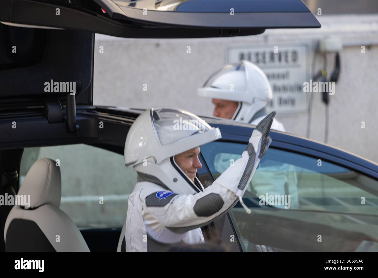 At 8:48 AM ET the NASA SpaceX Crew 11 completed walkout and family ...